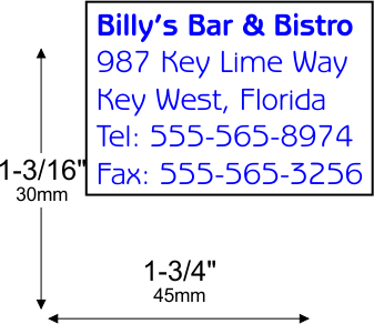 Rectangle Self Inking Stamps - Order Online at TST Rubber Stamp