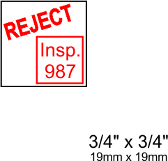 Square Self Inking Rubber Stamps - Order yours at TST Rubber Stamp